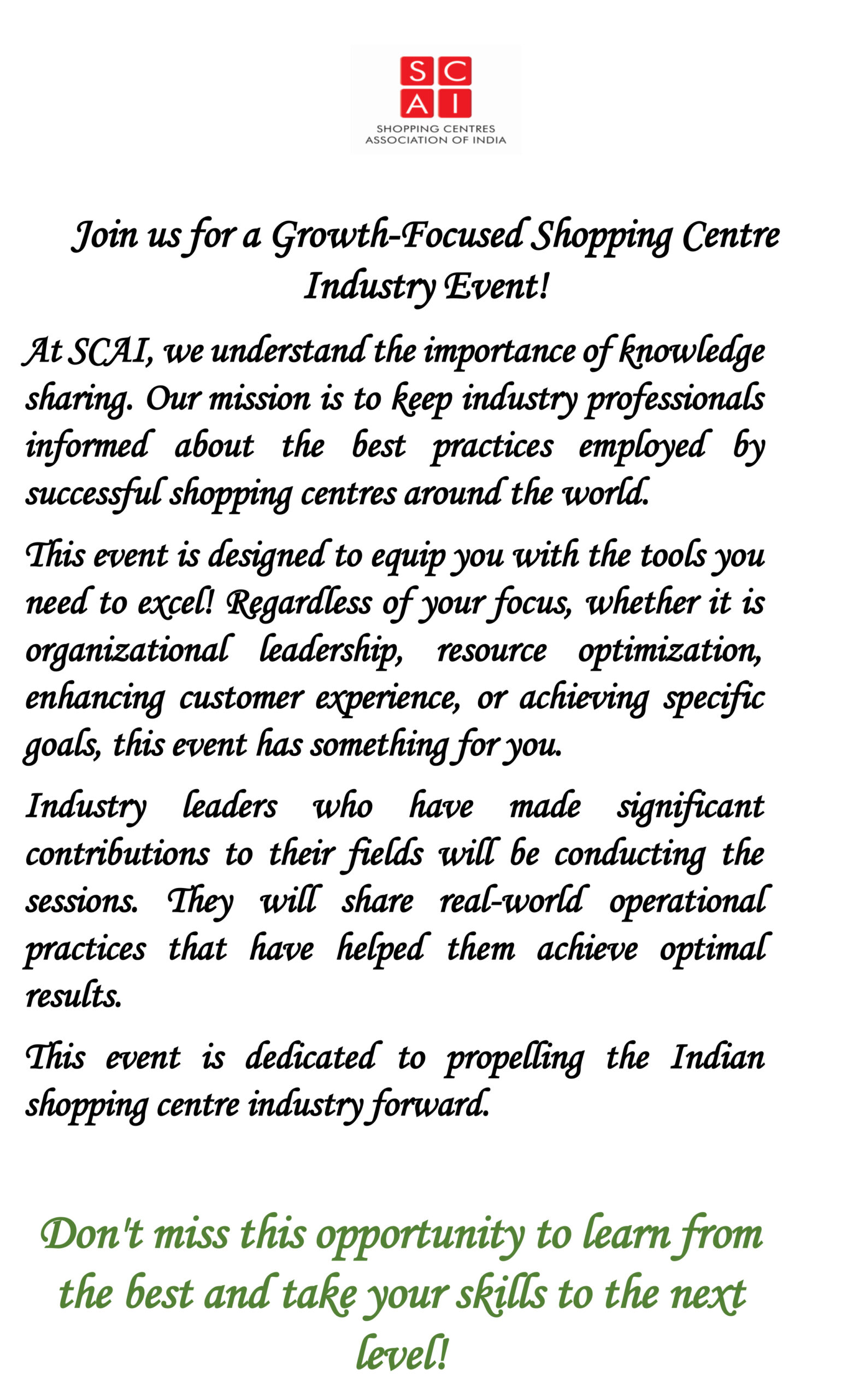 Shopping Centres Association of india